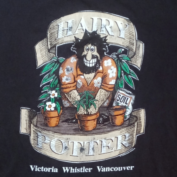 No Tag | Shirts | Vintage Marijuana Pot Harry Potter Grower T Shirt ...